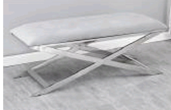 Bench Stainless Steel Cross Legs – VEERENZO